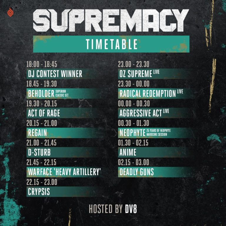 Final info Supremacy Australia | Supremacy Australia